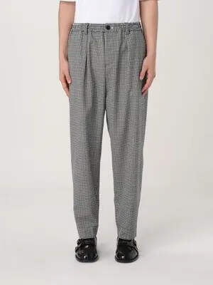 Marni Gingham Check Trousers - Black