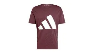 Adidas Essentials Big Logo Tee Shirt - Aurora Ruby/brown