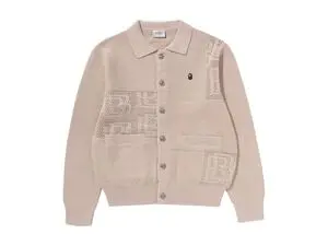 A BATHING APE Crochet Cardigan