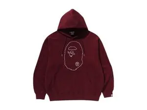A BATHING APE Studded Ape Head Relaxed Fit Pullover Hoodie
