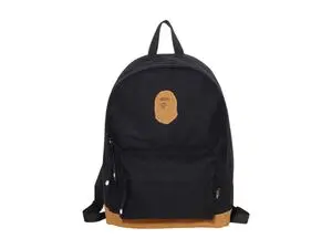 A BATHING APE Ape Head Patch Cordura Daypack - Black