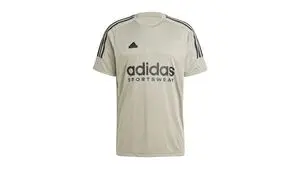 Adidas Tiro T-shirt - Silver Pebble/black