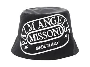 Palm Angels X Missoni Heritage Bucket Hat - Black