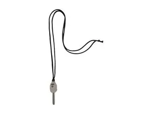 A BATHING APE Ape Head Key Pendant Necklace - Black