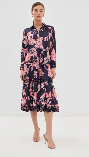 Figue Molly Floral Print Dress