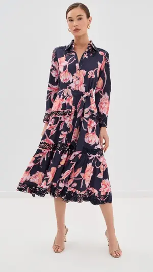 Figue Molly Floral Print Dress