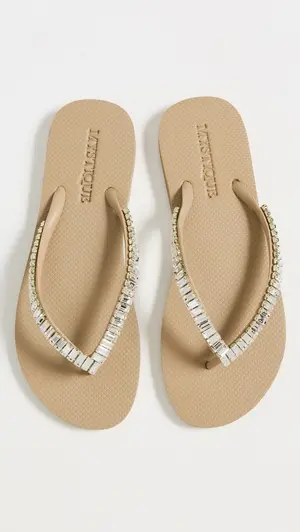 Mystique Embellished Flip Flops