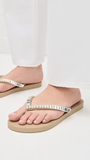 Mystique Embellished Flip Flops