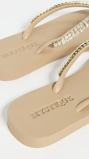 Mystique Embellished Flip Flops