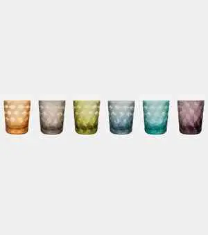 POLSPOTTEN Blocks Set Of 6 Tumblers - Multicoloured