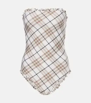 Burberry Textured Swimsuits