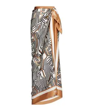 Max Mara Ottico Silk Beach Cover-up - Multicoloured