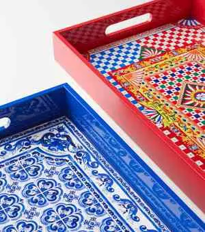 Dolce & Gabbana Blu Mediterraneo Wooden Tray