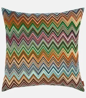 Missoni Jarris Zigzag Small Cotton Cushion - Multicoloured