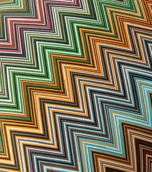 Missoni Jarris Zigzag Small Cotton Cushion - Multicoloured