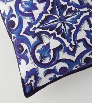 Dolce & Gabbana Small Printed Canvas Cushion - Multicoloured