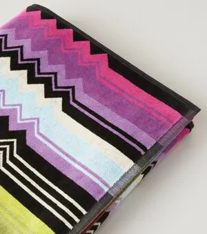 Missoni Giacomo Zigzag Cotton Bath Sheet - Multicoloured