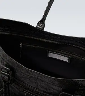 Balenciaga Le City Leather Duffel Bag - Black