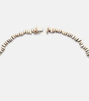 SUZANNE KALAN 18kt Rose Tennis Necklace