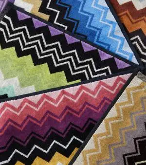 Missoni Giacomo Zigzag Set Of 6 Face Towels - Multicoloured