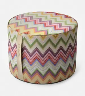 Missoni Agadir Zigzag Pouf - Multicoloured