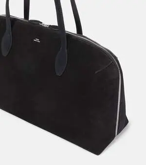 TOTÊME Suede Tote Bag - Black