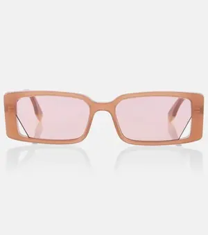 Fendi Way Rectangular Sunglasses - Pink