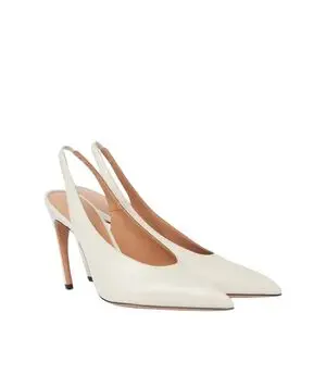 ATTICO Viper 95 Leather Slingback Pumps