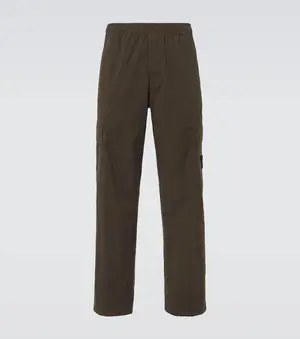 Stone Island Cotton-blend Straight Trousers
