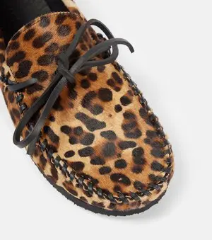 Isabel Marant Étoile Fitza Leopard-print Loafers