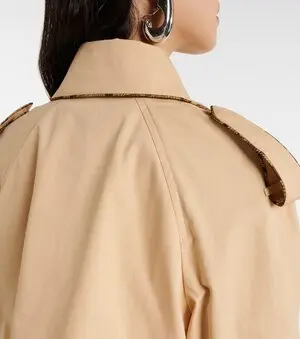 Dries Van Noten Cotton Poplin Trench Coat