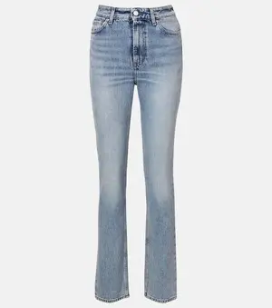 TOTEME High-rise Slim Jeans - Blue
