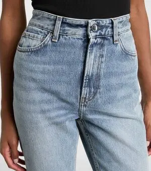 TOTEME High-rise Slim Jeans In Rinsed