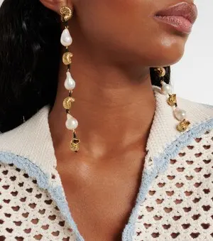 ALEMAIS Alémais Reverie Drop Earrings With Pearls