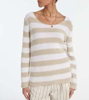 Max Mara Palazzi Striped Sweater