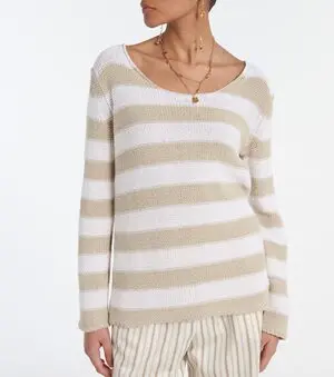 Max Mara Palazzi Striped Sweater