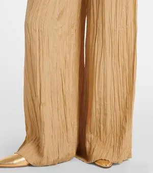JOSEPH Thoresby Silk Palazzo Pants - Neutrals