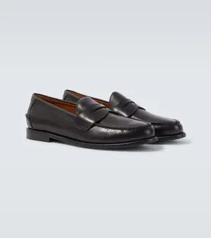 Polo Ralph Lauren Alston Leather Penny Loafers - Black