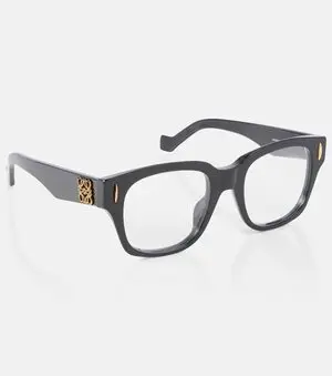 Loewe Anagram Square Frame Eyeglasses - Transparent