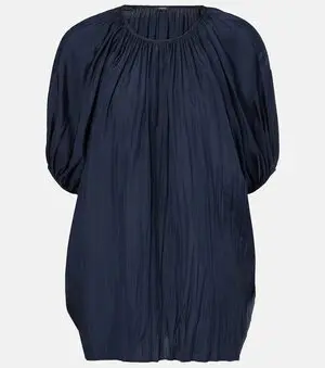 JOSEPH Briela Silk Blouse - Blue