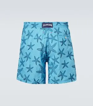 Vilebrequin Mistral Printed Swim Trunks - Blue