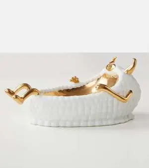 L'Objet Haas Lazy Susan Tray - White
