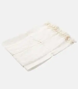 ONCE MILANO Linen Hand Towel And Bath Towel Set - White