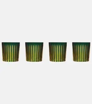L'Objet Prism Set Of 4 Glasses - Green