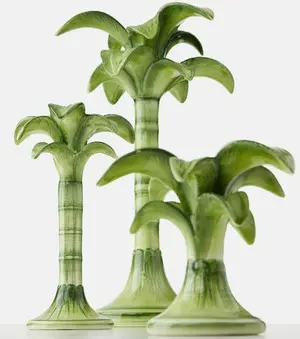 LES-OTTOMANS Palm Medium Candle Holder
