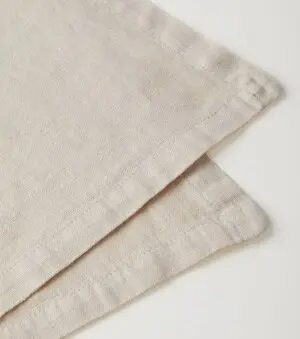ONCE MILANO Set Of 2 Linen Placemats - Neutrals