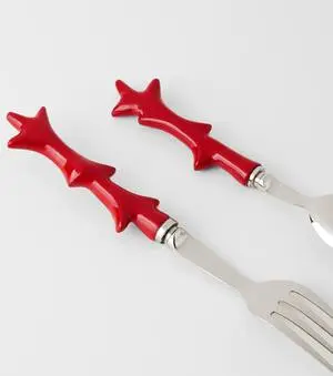 LES-OTTOMANS Coral Flatware Set