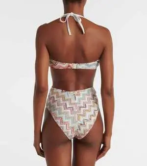 Missoni Zig Zag Metallic Bikini - Multicoloured
