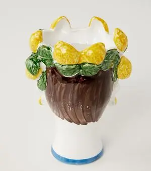 LES-OTTOMANS Lemon Ceramic Scented Candle