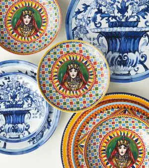 Dolce & Gabbana Carretto Siciliano Charger Plate - Multicoloured